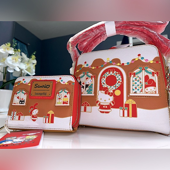 Loungefly | Bags | Nwt Loungefly Hello Kitty Friends Gingerbread House ...